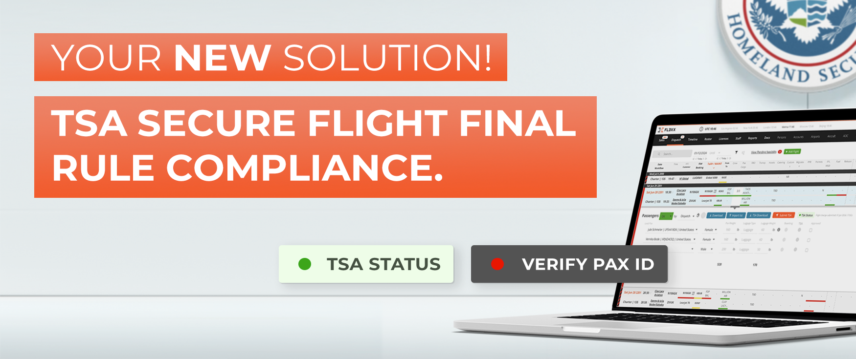 FL3XX: TSA Secure Flight Final Rule Compliance Is Here!